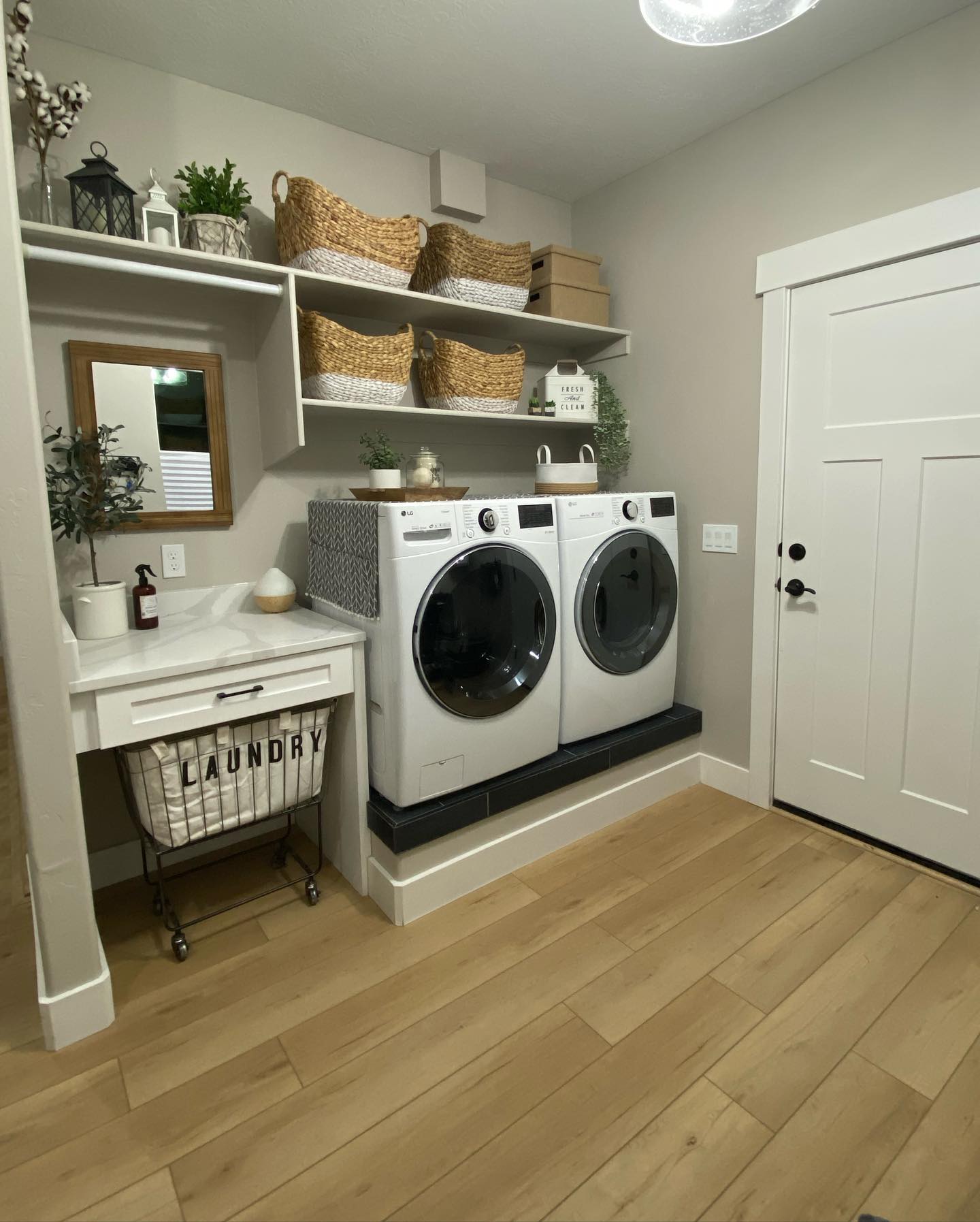 10+ Charming Farmhouse Laundry Room Ideas You'll Love